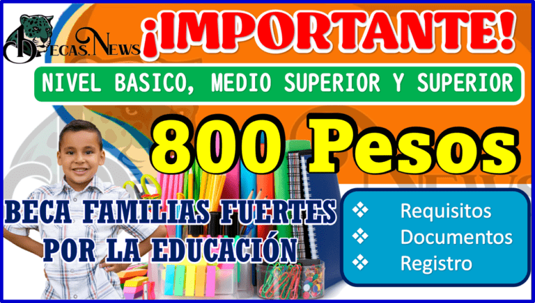 Qué es el programa de desarrollo social Beca Familias Fuertes por la ...