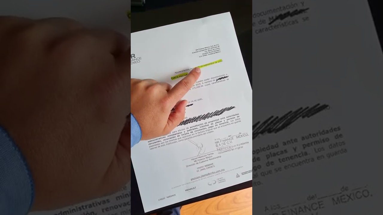 Cómo elaborar una carta factura para la compra de un carro